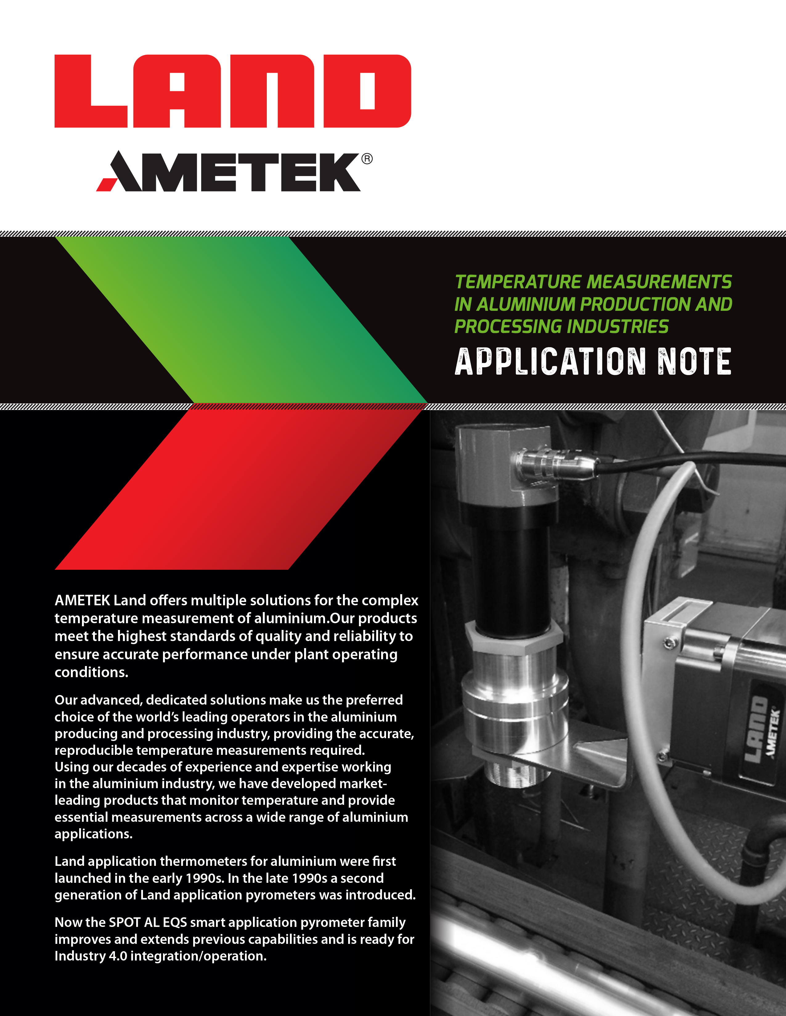 SPOT AL EQS - Pyromètre pour applications en aluminium | Thermomètre ...